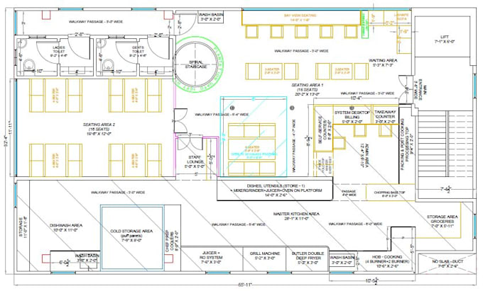 Do 2 dimensional architectural planning by Adithya_ks | Fiverr