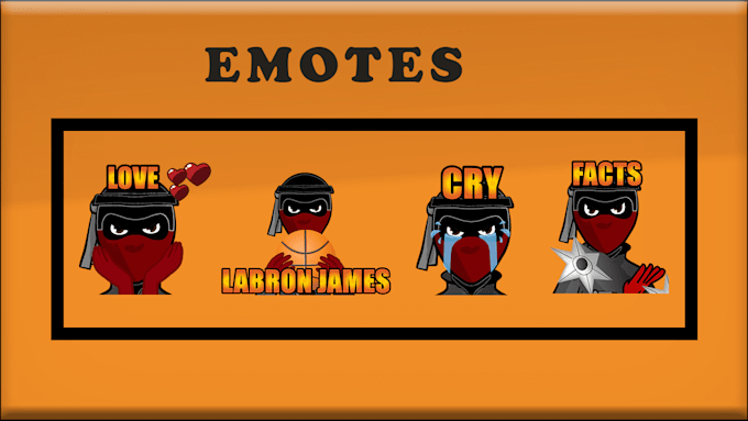 Design logo, emotes and whole setup for your stream by Evg_creates | Fiverr