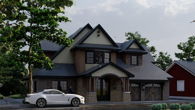 Create the best sketchup or revit architectural 3d model and realistic ...