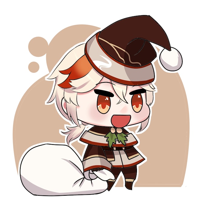 Draw custom padoru for your avatar by Tea_cactus | Fiverr