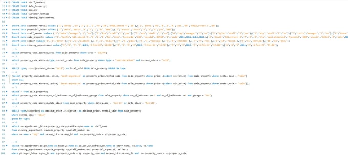 Write and optimize sql queries, design database, create erd by ... Write and optimize sql queries, design database, create erd by ...