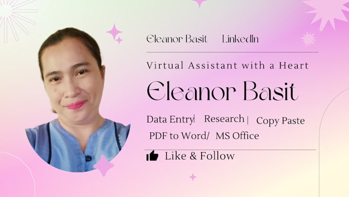 Help you lighten your work by Eleanor2227 | Fiverr