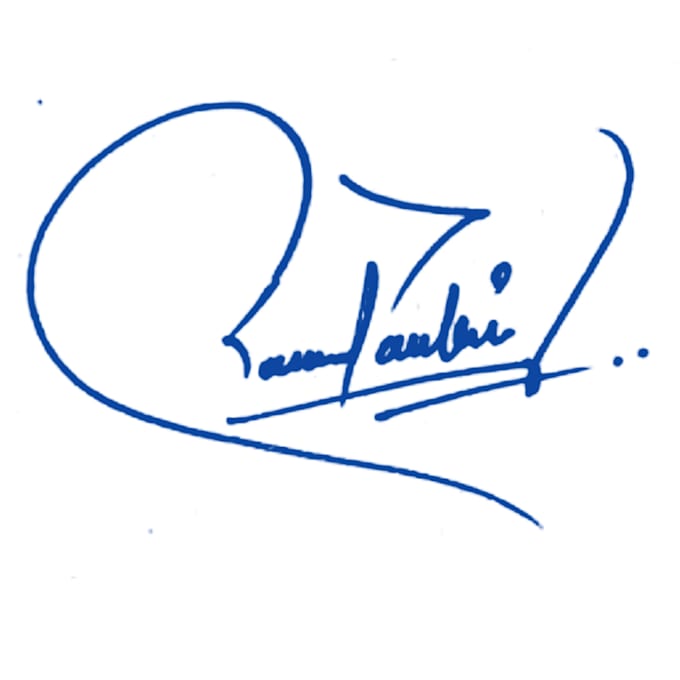 Digitize your signature in vector format in 2 hrs by Mrbtk2 | Fiverr