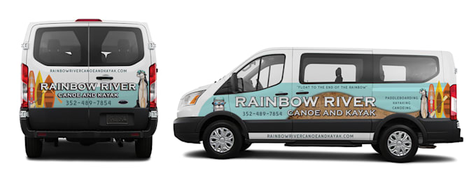 Design a professional eye catching vehicle wrap by Jordanboley | Fiverr