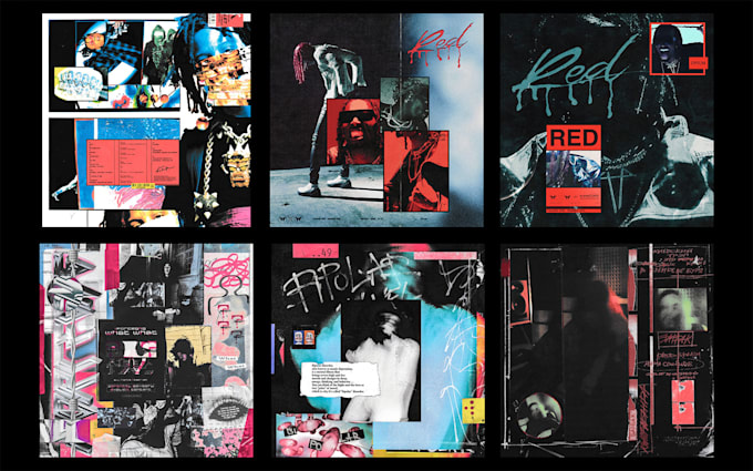 Create paper collage cover art for your song or album by Nobadbusinessx ...