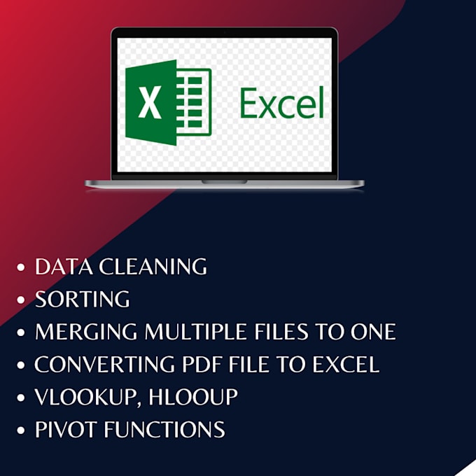 Make your excel or pdf clumsy raw data into a neat and clean format by Pavanmankar | Fiverr
