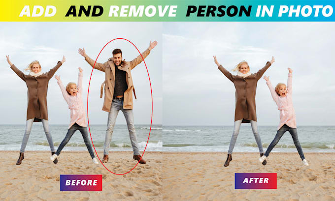 Remove or add person,object,change background from your picture by ...