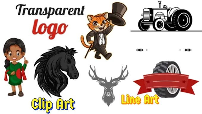 Make transparent logo or edit vector,cartoon,clip art by Muneebrrr | Fiverr