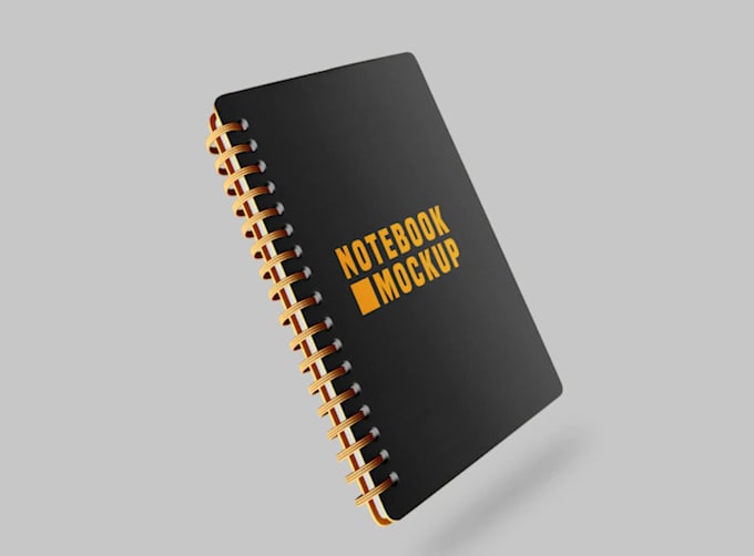 Make a 3d notebook mockup by Bhmdesigns | Fiverr