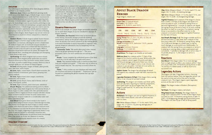 Create custom monsters for your dnd 5e campaign by Lincolnmaahs | Fiverr