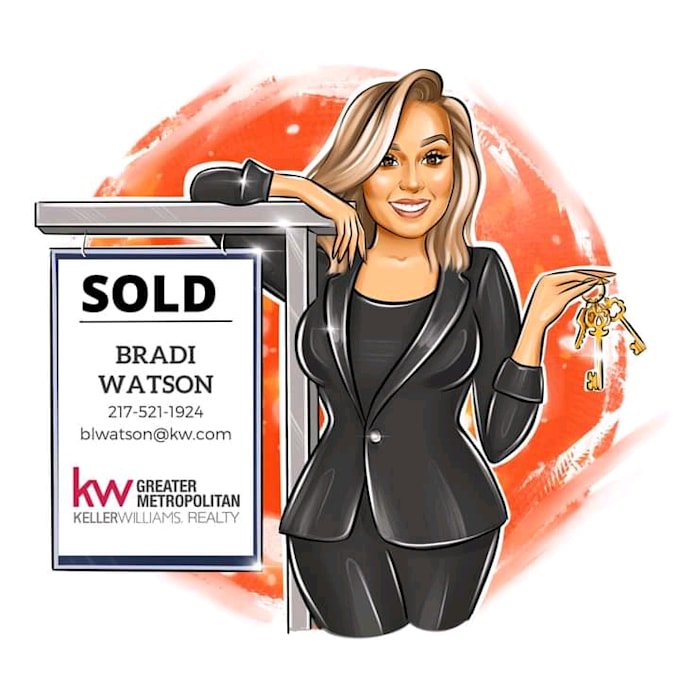 Create professional unique real estate cartoon by Realestate_art | Fiverr