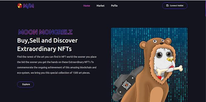 Build frontend for web apps using react js, html, css, javascript by ...