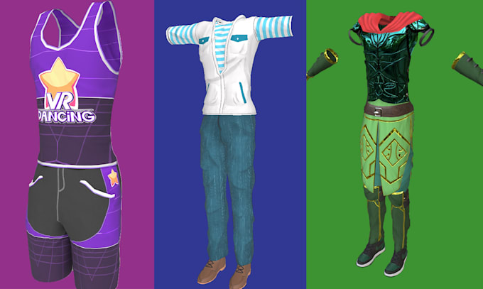Make custom outfits for your vrchat avatar from scratch by Bp326_3d ...