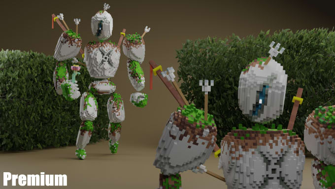 Design 3d voxel characters for the sandbox, nft, voxel art by Zonzzer ... Design 3d voxel characters for the sandbox, nft, voxel art by Zonzzer ...