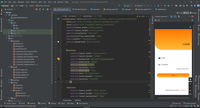 Do basic android projects and application in android studio by Razaahmad06 | Fiverr