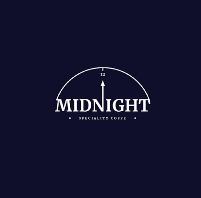 Do minimalist illustrate midnight coffee truck logo design by Linda ...