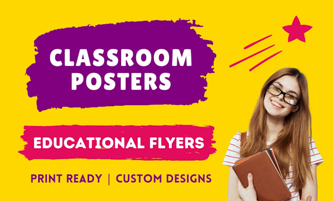 Design inspiring educational classroom posters and flyers by Edu ...