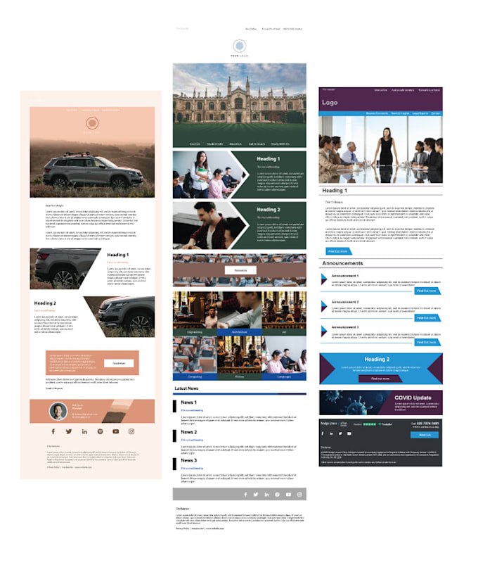 Design and build professional email marketing templates by Matar_design ...