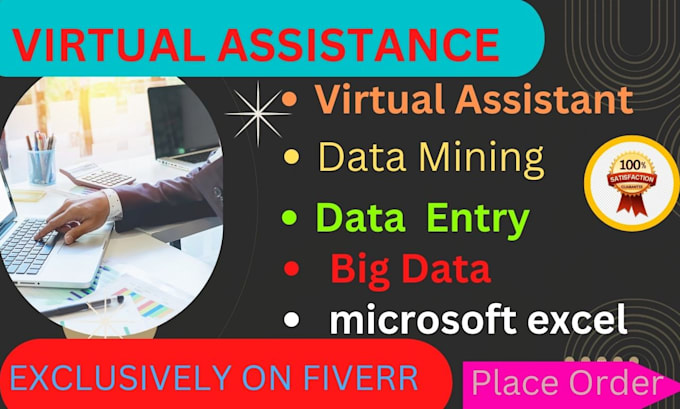Do data entry, copy past for web research, virtual assistant, data mining expert by Kyum123 | Fiverr