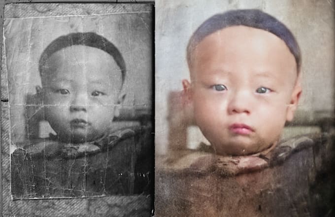 Restore old pictures and enhance them by Thomasspies | Fiverr