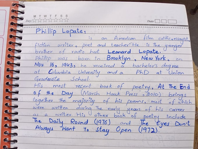 Elegently hand written your assignments,letters and cards for you by ...