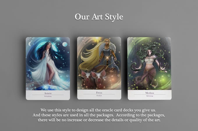 Draw custom unique oracle or tarot cards for you by Oraclestudio99 | Fiverr