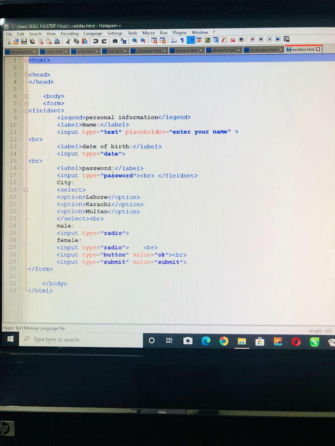 Do any work relted html or css by Saad013 | Fiverr