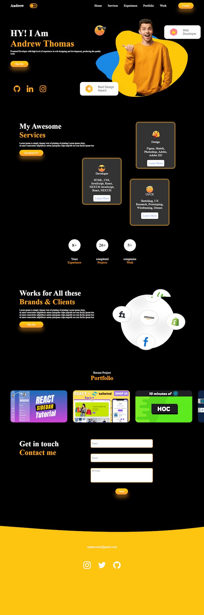 Be Your Frontend Developer Html Css Bootstrap And Reactjs By Cephasoosayi Fiverr