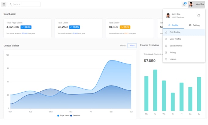 Your professional web developer for mern stack or django with custom ...