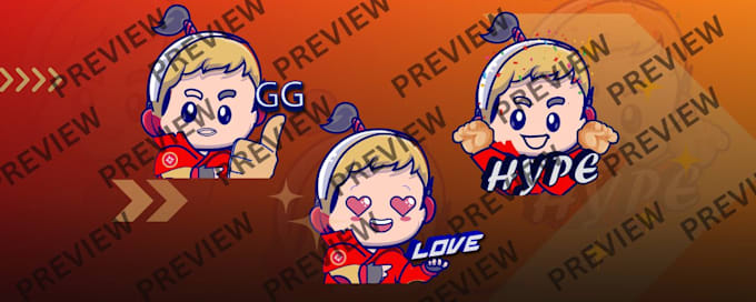 Awesome designs of overlays, emotes, and badges for stream by ...