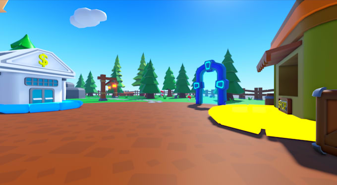 Make a low poly roblox simulator map for you by Corinanitu | Fiverr