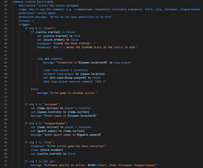 Make custom skript for you by Krishlucid | Fiverr