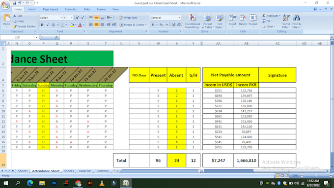 Microsoft excel expert, formula, excel vba by Qaisarali209 | Fiverr