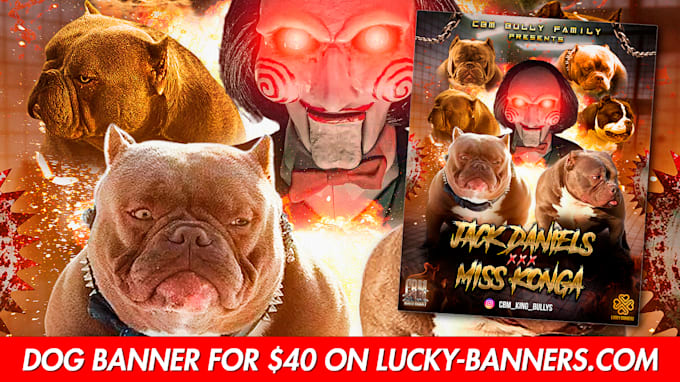 Design dog stud, breeder, kennel banner, kennel flyer by Luckybanners ...