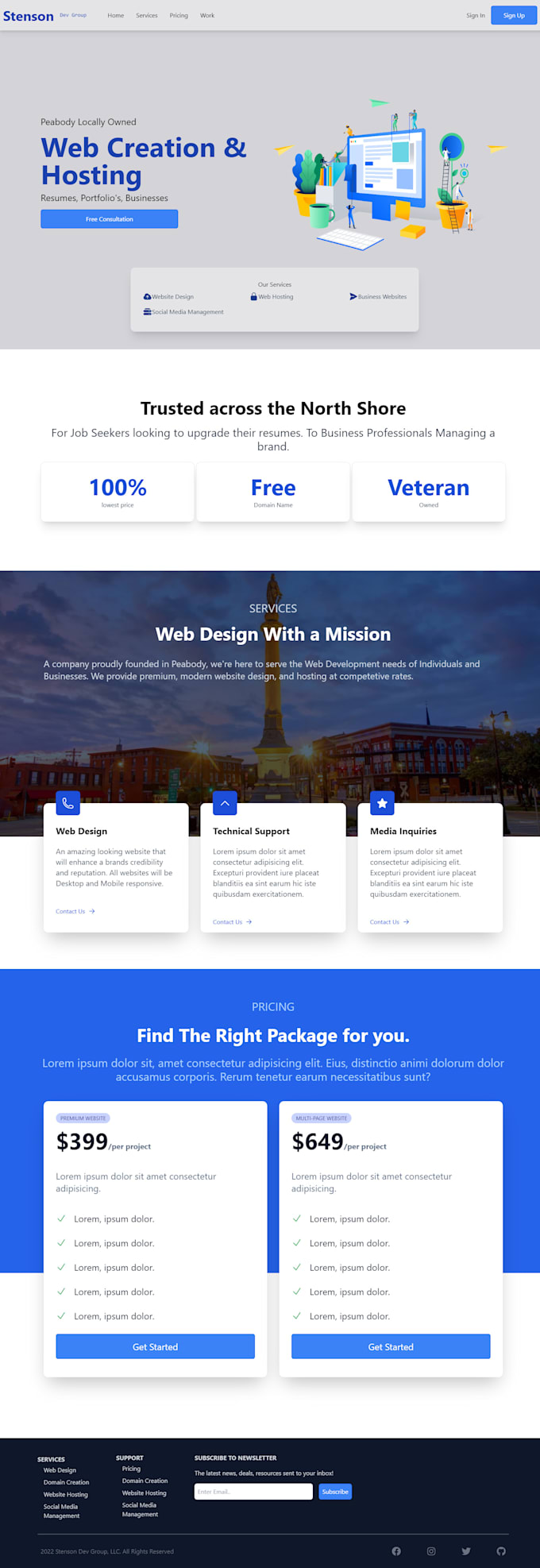 Build your portfolio website with react by Stensondevgroup | Fiverr