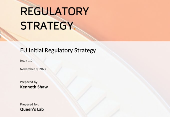 Put together a regulatory strategy for your device by Kenshawspecculo ...