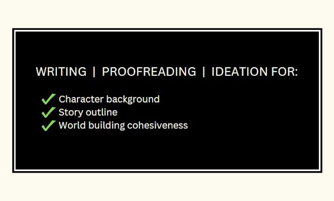 Help you flesh out your rp character background by Mark2u | Fiverr