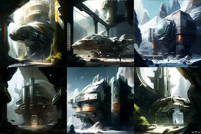 Design concept art thumbnail environment sketches by Maroodesigns | Fiverr
