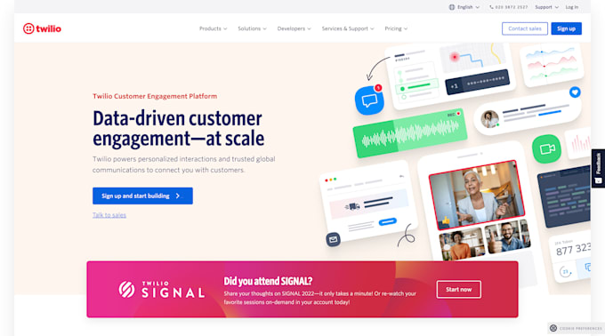 Build You A React Web Application Or Integrate Twilio Solutions By Markmarshall429 Fiverr