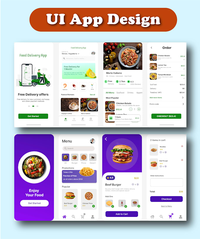 Create ui app design for you by Mohsinfreela360 | Fiverr