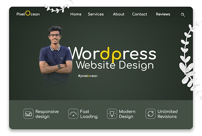 Create wordpress website modern and professional by Pixel_ocean | Fiverr