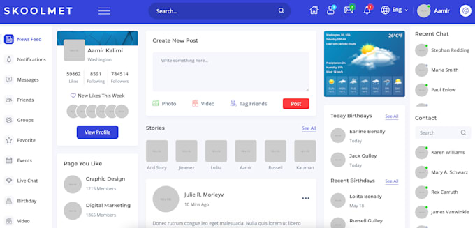 Create professional react js and node js application for you by ...