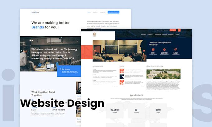 Design a beautiful and modern looking website for you by Yash085 | Fiverr