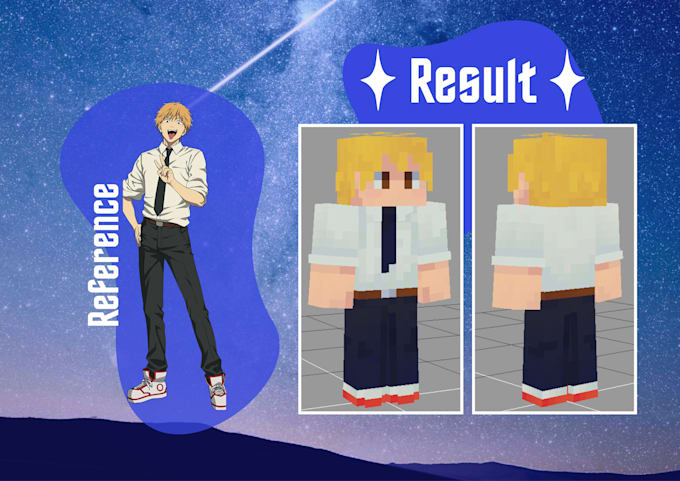 Design your custom minecraft skin by Soyuntrex | Fiverr