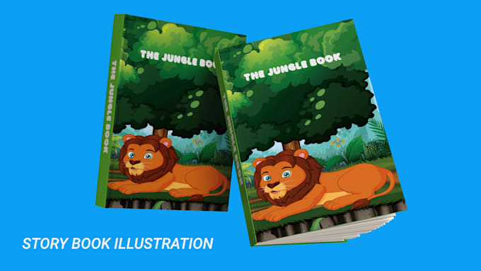 Create an unique children story book illustration and kids book ...