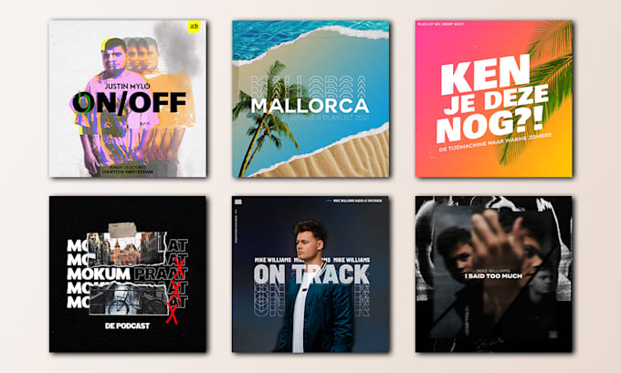 Create album and single covers by Jorntkost | Fiverr