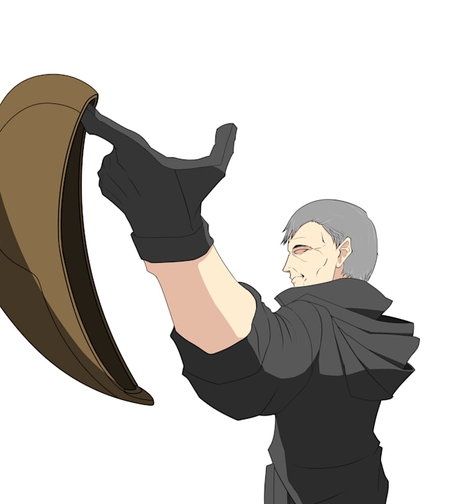 Draw character design with anime, manga, manhwa art style by Agrada21 ...