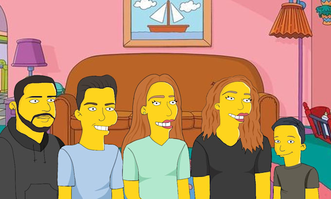 Beautiful and funny portrait of the simpsons for you by Andreaceja08 ...