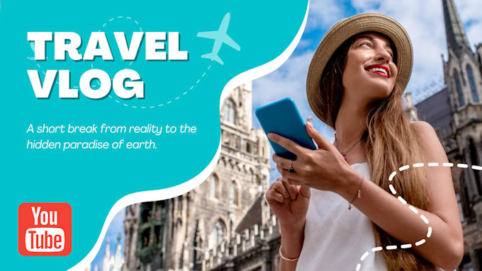 Design perfect travel vlog youtube thumbnail by Ycconcept | Fiverr