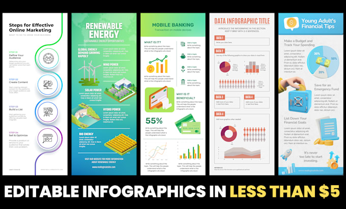 Create unique and customizable infographic templates using canva by ...
